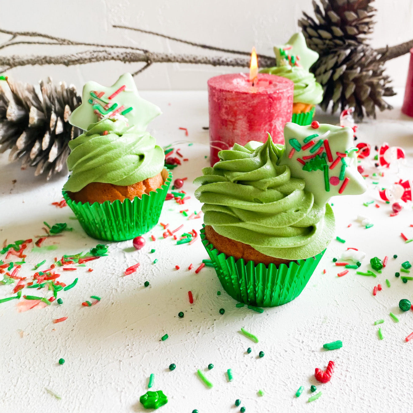 Cupcakes Navideños – AluSweet