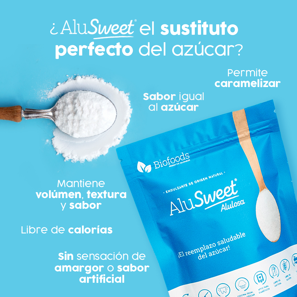 AluSweet Alulosa en Polvo biofoods 500 gramos