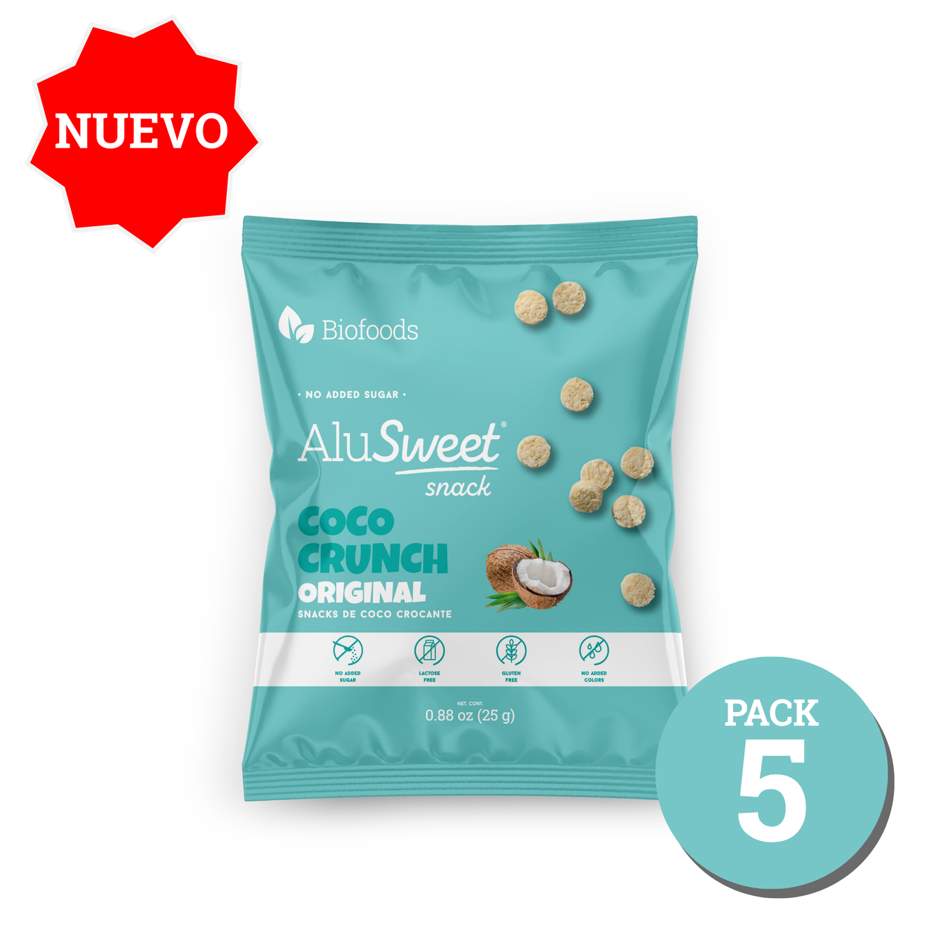 Pack 5 Coco Crunch – AluSweet