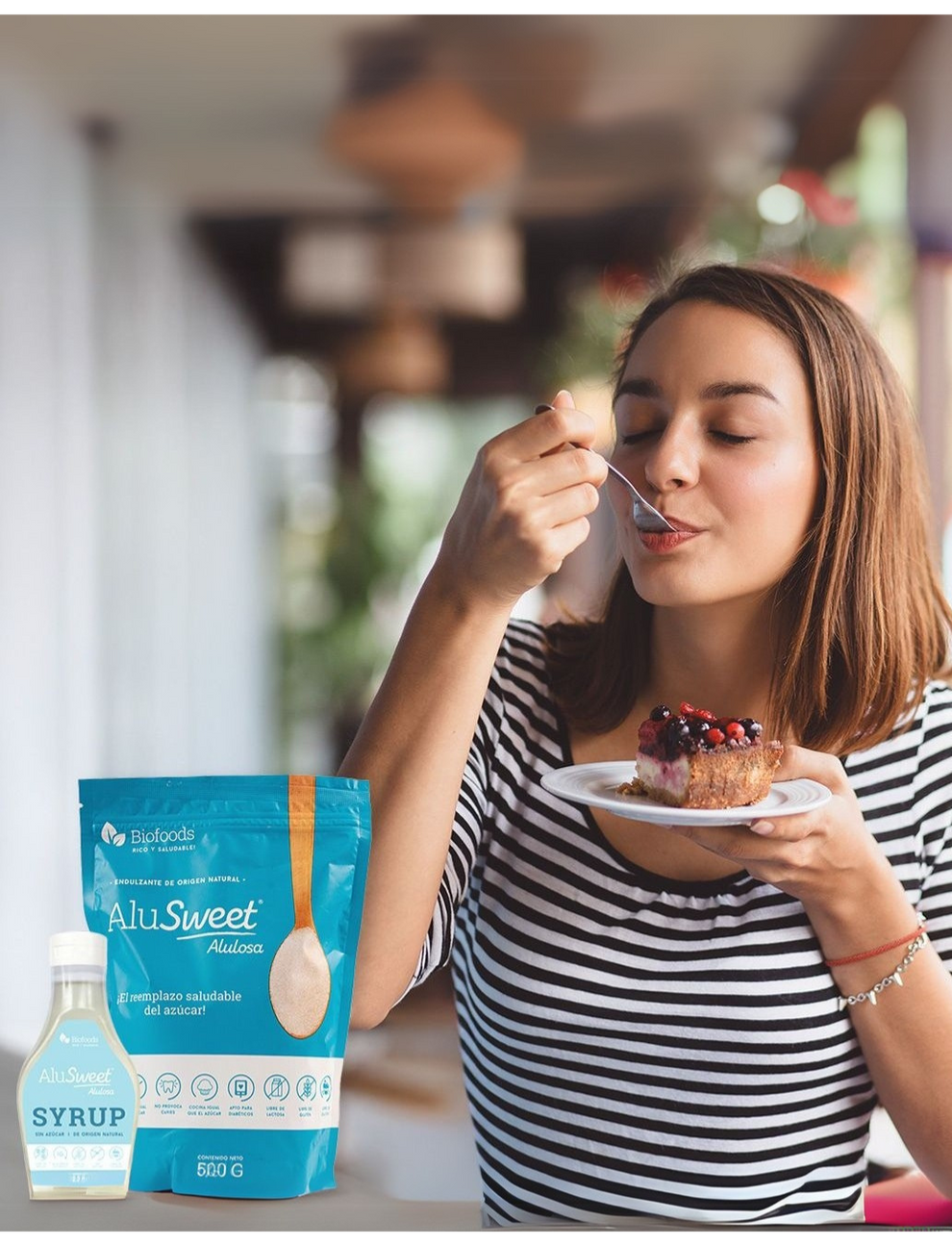 AluSweet Alulosa en Polvo biofoods 500 gramos